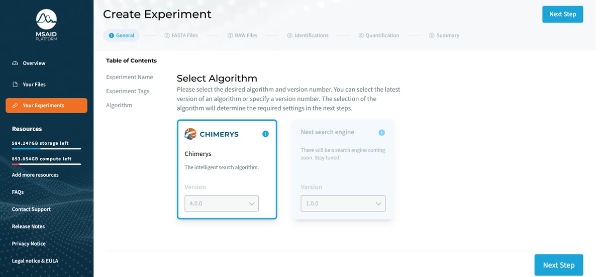 MSAID Platform for Proteomics | MSAID